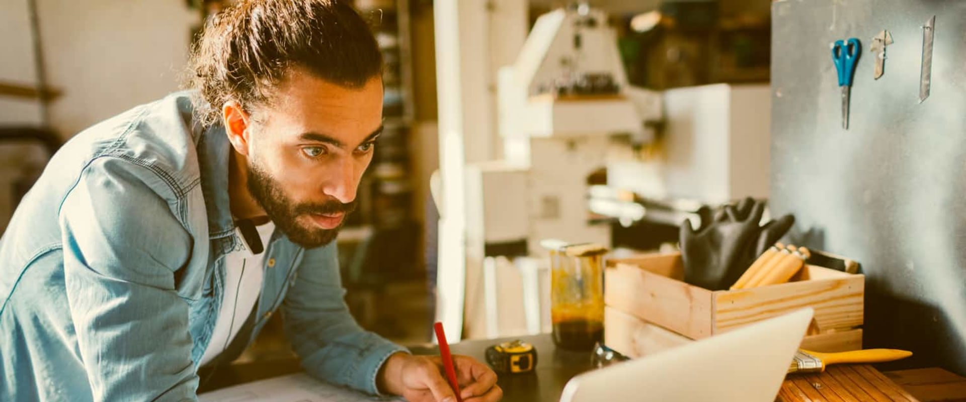 How do you mark up material?